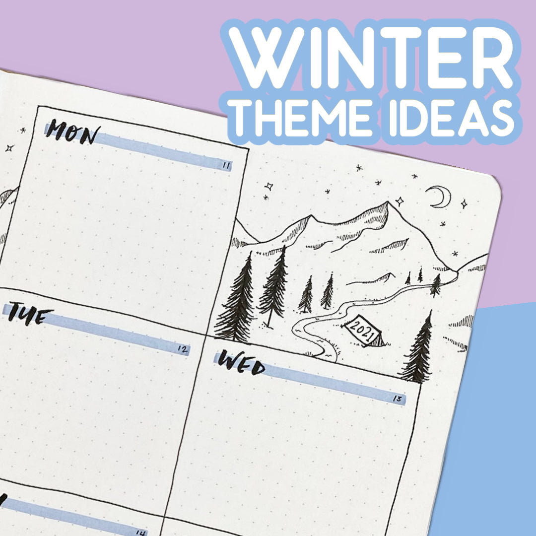 10 Winter Bullet Journal Theme Ideas | Nikki's Supply Store