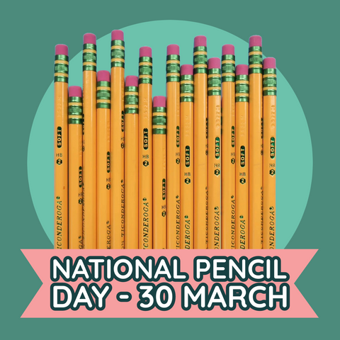 Let's Celebrate National Pencil Day: Saturday 30th March 2024 | Nikki's ...