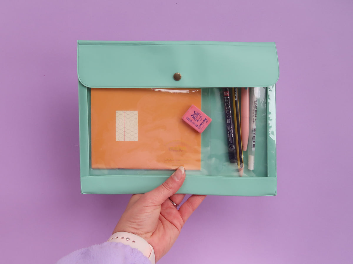 A5 Nahe Vinyl Stationery Pouch | Nikki's Supply Store