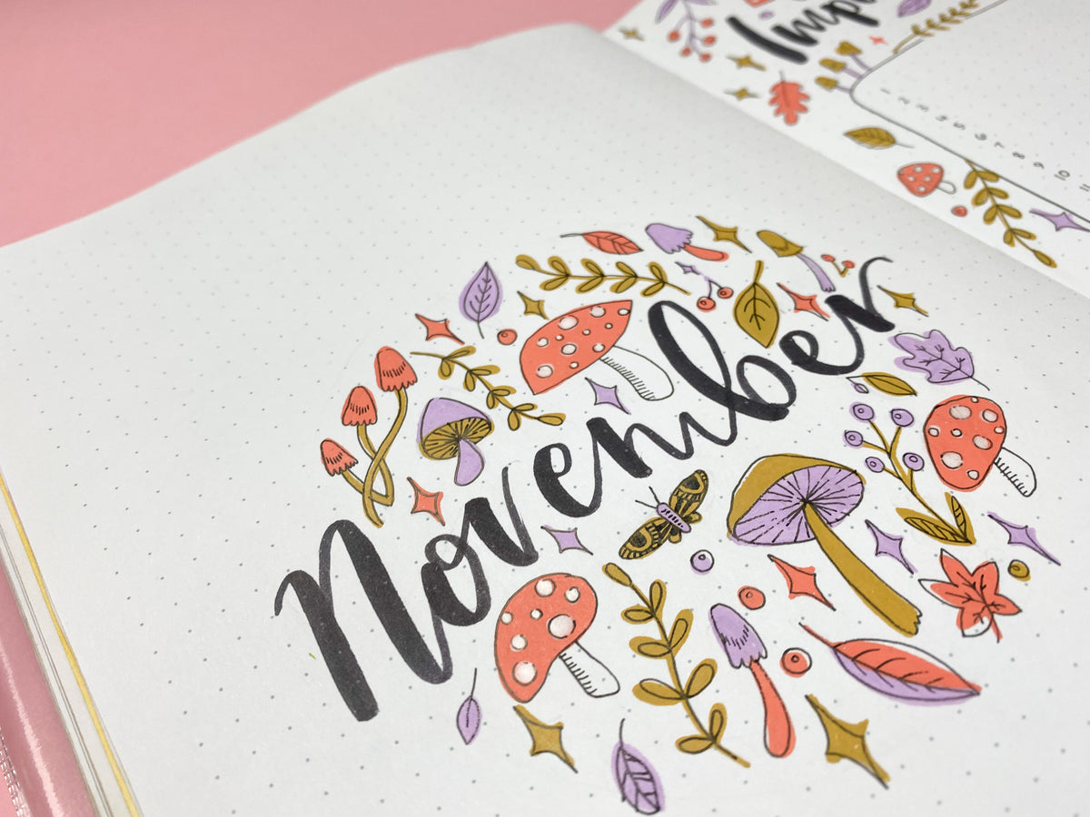 Digital Download - Cosy Woodland November Cover Page | Nikki's Supply Store