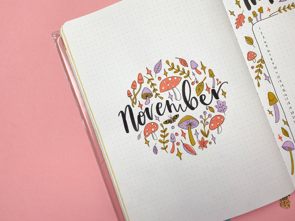 Digital Download - Cosy Woodland November Cover Page | Nikki's Supply Store