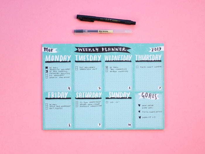 Weekly Planner Pad - A4 | Nikki's Supply Store