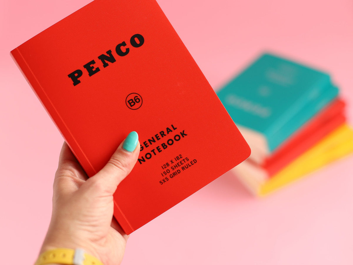 Penco B6 - Softcover Notebook - Gridded | Nikki's Supply Store